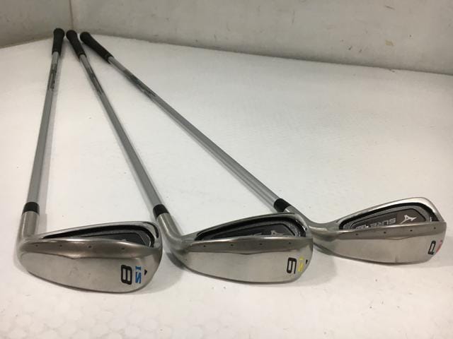 中古ゴルフクラブ】(3本セット)ミズノ SURE DD SI アイアン EXSAR 8〜9