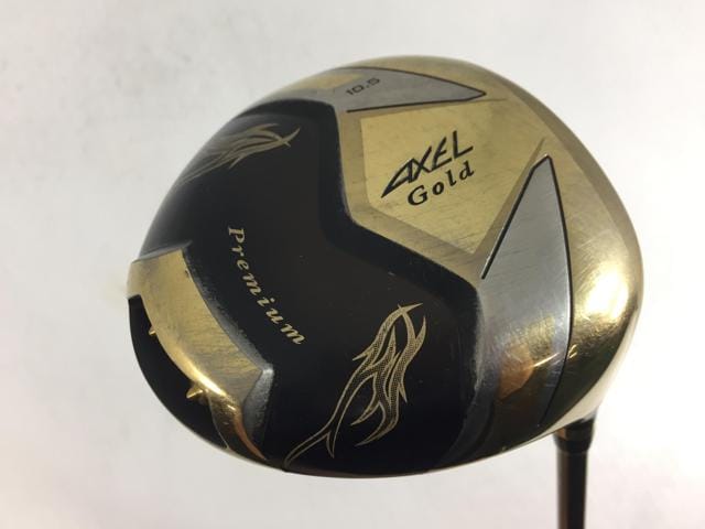 【中古ゴルフクラブ】ツルヤゴルフ アクセル ゴールドプレミアム ドライバー オリジナルカーボン 1W【14日間返品OK】