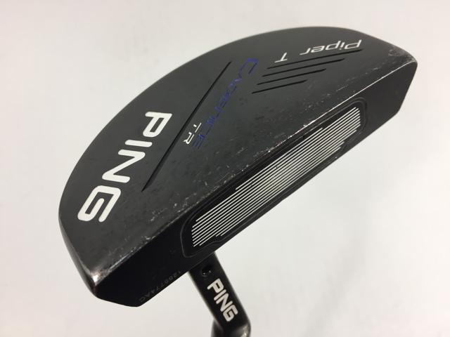 お買い得品！【中古ゴルフクラブ】ピン CADENCE(ケーデンス) 黒TR Piper T 2015 オリジナルスチール パター【14日間返品OK】