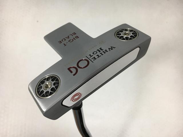 お買い得品！【中古ゴルフクラブ】【超美品】オデッセイ ホワイト ホット OG BIG T パター STROKE LAB(ストローク ラボ)シャフト パター【14日間返品OK】