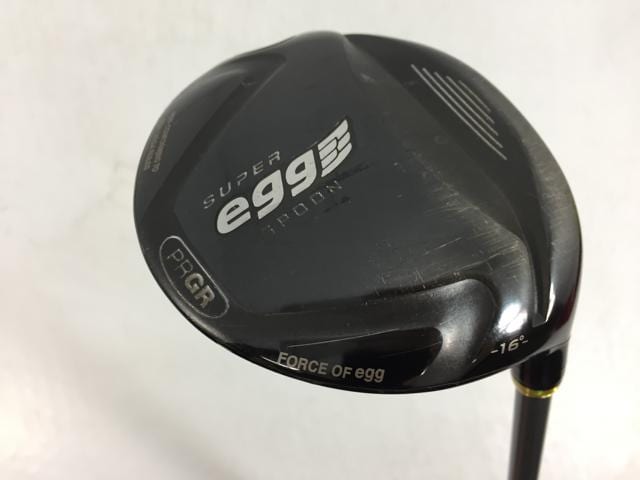 お買い得品！【中古ゴルフクラブ】プロギア SUPER egg (金エッグ) スプーン 2016(高反発) オリジナルカーボン 3W【14日間返品OK】