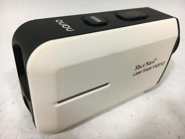 【中古ゴルフ用品】【超美品】テクタイト(ショットナビ) レーザー距離計 Shot Navi(ショットナビ) Laser Sniper nano [White]【14日間返品OK】