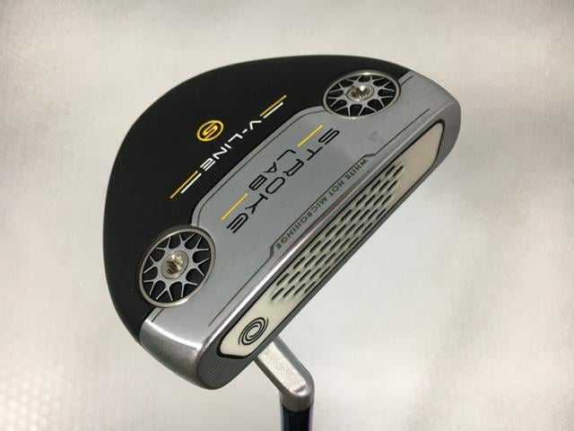 お買い得品！【中古ゴルフクラブ】オデッセイ STROKE LAB(ストローク ラボ) V-LINE S パター 2019 オリジナルスチール パター【14日間返品OK】