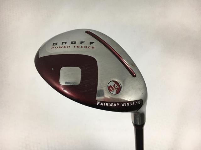 お買い得品！【中古ゴルフクラブ】ダイワ(グローブライド) ONOFF フェアウェイ ウィングス ユーティリティ 赤 (AKA)  2016 スムースキックMP-516U U4【14日間返品OK】