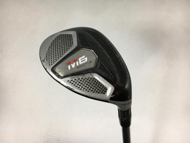 【中古ゴルフクラブ】テーラーメイド M6 レスキュー 2019 (日本仕様) REAX85 JP スチール U4【14日間返品OK】