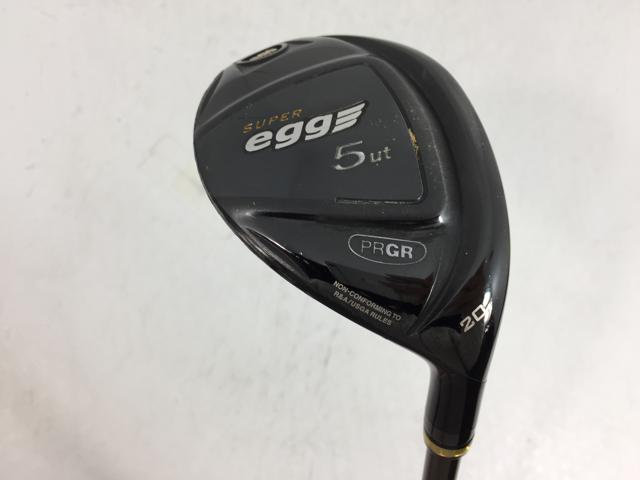 【中古ゴルフクラブ】プロギア SUPER egg (金エッグ) ユーティリティ 2017(高反発) オリジナルカーボン U5【14日間返品OK】