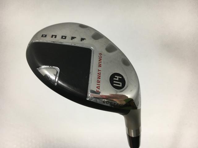 お買い得品！【中古ゴルフクラブ】ダイワ(グローブライド) ONOFF フェアウェイ ウィングス 黒(KURO) ユーティリティ 2019 ツアーAD U-85 U4【14日間返品OK】