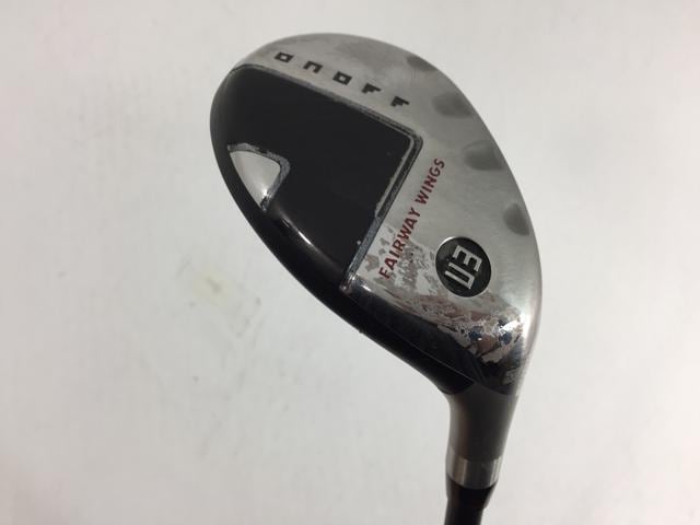 【中古ゴルフクラブ】ダイワ(グローブライド) ONOFF フェアウェイ ウィングス 黒(KURO) ユーティリティ 2019 LABO SPEC SHINARI-i80 U3【14日間返品OK】