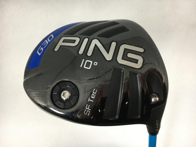 【中古ゴルフクラブ】ピン G30 SF TEC ドライバー UST マミヤ ATTAS 6☆ ロックスター 5 1W【14日間返品OK】