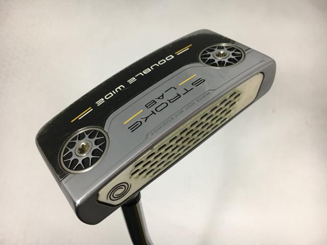 【中古ゴルフクラブ】オデッセイ STROKE LAB(ストローク ラボ) DOUBLE WIDE パター 2019 オリジナルスチール パター【14日間返品OK】