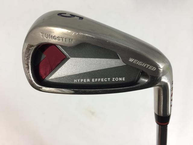 お買い得品！【中古ゴルフクラブ】(7本セット)ダイワ(グローブライド) ONOFF 赤(AKA) アイアン 2014 NSプロ 850GH 5〜9.P.A【14日間返品OK】