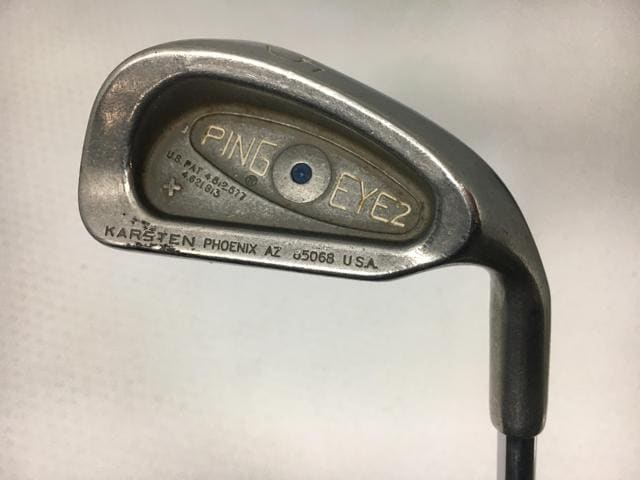 【中古ゴルフクラブ】(9本セット)ピン EYE2プラス ステンレス アイアン (ブルー) オリジナルスチール 3〜9.P.S【14日間返品OK】