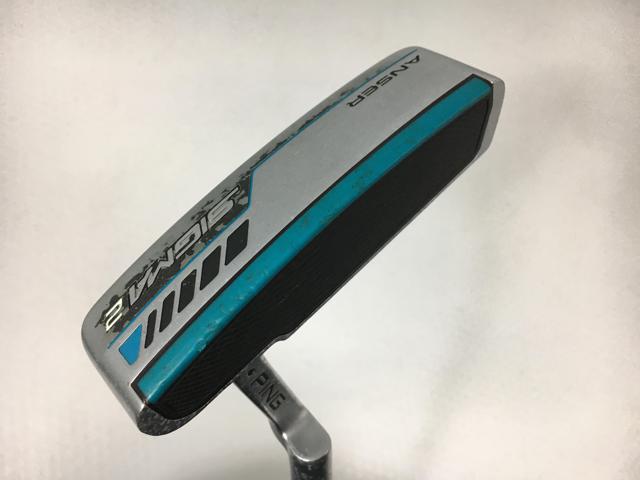 お買い得品！【中古ゴルフクラブ】ピン SIGMA2 ANSER パター プラチナム 2019 オリジナルスチール パター【14日間返品OK】