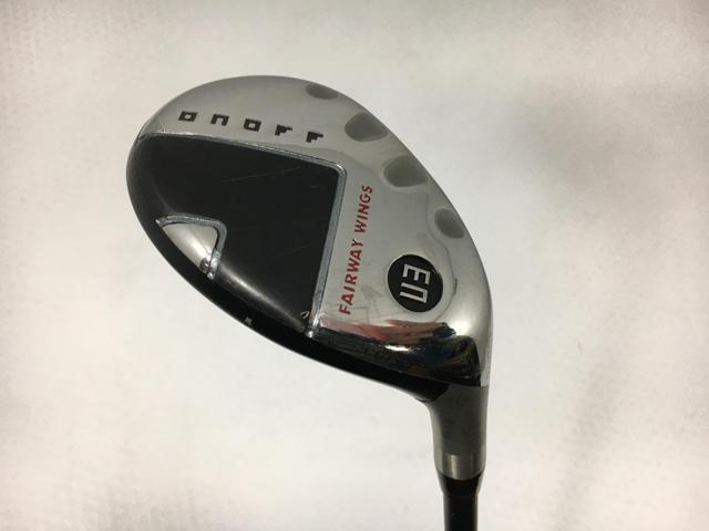 お買い得品！【中古ゴルフクラブ】ダイワ(グローブライド) ONOFF フェアウェイ ウィングス 黒(KURO) ユーティリティ 2019 LABO SPEC SHINARI-i80 U3【14日間返品OK】