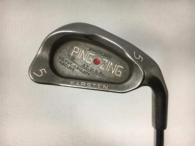 【中古ゴルフクラブ】(9本セット)ピン ZING ステンレス(レッド) オリジナルスチール 3〜9.P.S【14日間返品OK】