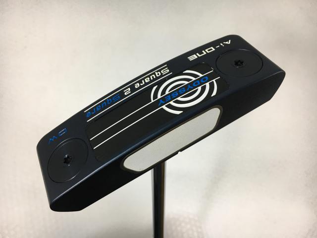 【中古ゴルフクラブ】【超美品】オデッセイ Ai-ONE SQUARE 2 SQUARE (スクエア2スクエア) DOUBLE WIDE パター 2025 STROKE LAB(ストローク ラボ) 90 シャフト パター【14日間返品OK】