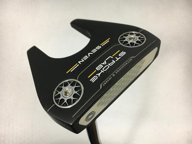 【中古ゴルフクラブ】オデッセイ STROKE LAB(ストローク ラボ) ブラックシリーズ SEVEN パター 2020 オリジナルスチール パター【14日間返品OK】