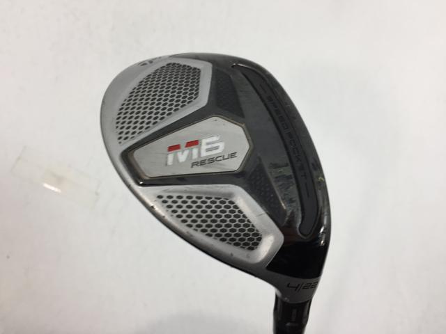 【中古ゴルフクラブ】テーラーメイド M6 レスキュー 2019 (日本仕様) REAX85 JP スチール U4【14日間返品OK】