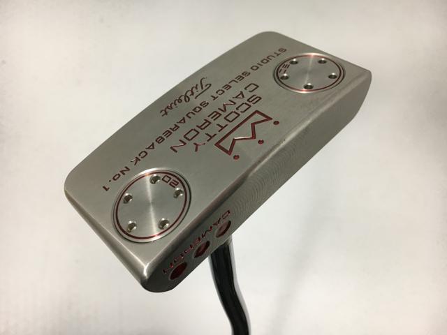 お買い得品！【中古ゴルフクラブ】タイトリスト スコッティ・キャメロン スタジオセレクト スクエアバック1 オリジナルスチール パター【14日間返品OK】