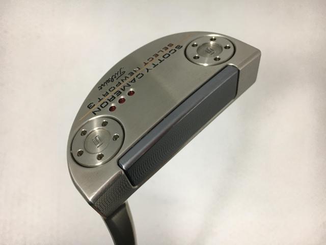お買い得品！【中古ゴルフクラブ】タイトリスト スコッティ・キャメロン セレクト ニューポート3 2018 オリジナルスチール パター【14日間返品OK】