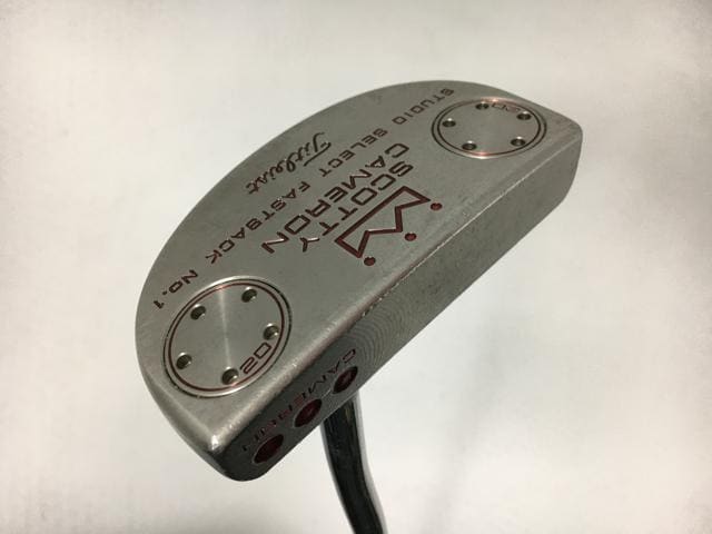 お買い得品！【中古ゴルフクラブ】タイトリスト スコッティ・キャメロン スタジオセレクト ファストバック1 オリジナルスチール パター【14日間返品OK】