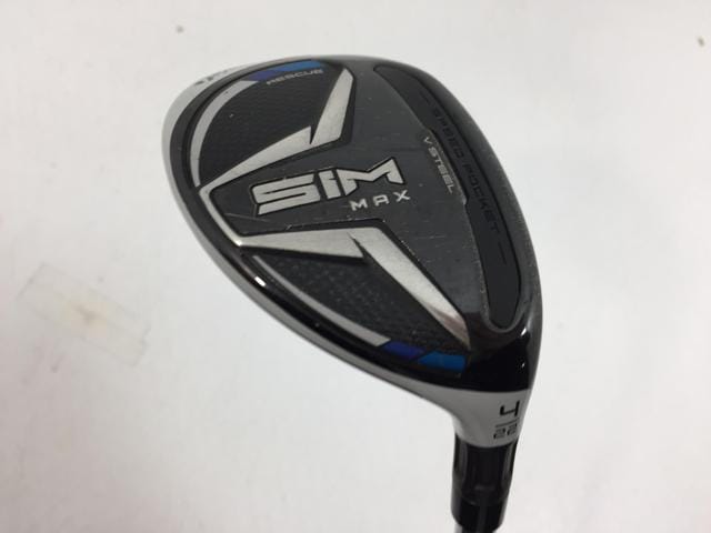 【中古ゴルフクラブ】テーラーメイド SIM MAX (シム マックス) レスキュー 2020 (日本仕様) KBS MAX85 JP スチール U4【14日間返品OK】