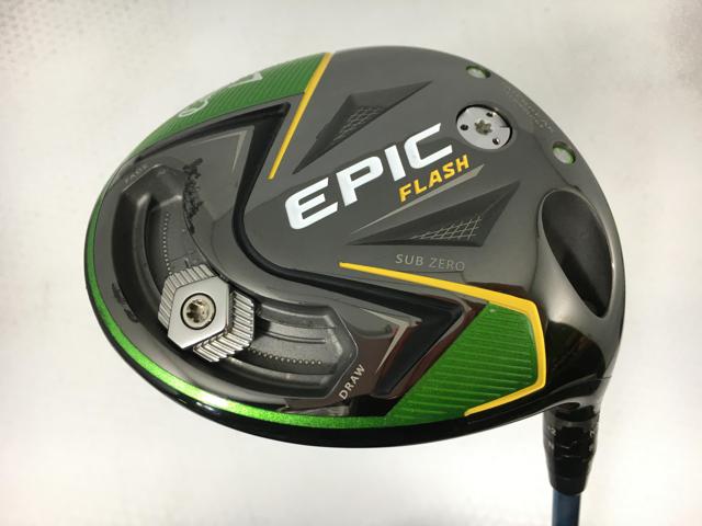 お買い得品！【中古ゴルフクラブ】キャロウェイ EPIC FLASH (エピック フラッシュ) SUB ZERO ドライバー 2019 (日本仕様) Motore Speeder 661 エボリューション5 1W【14日間返品OK】