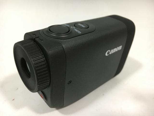 お買い得品！【中古ゴルフ用品】【超美品】キャノン レーザー距離計 PowerShot GOLF(パワーショットゴルフ)【14日間返品OK】