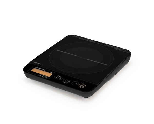 アイリスオーヤマ IHコンロ 1400W 液晶付き ブラック IHC-T71-B