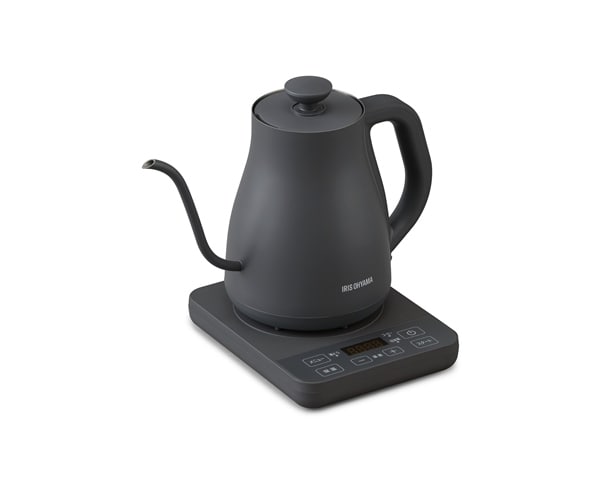 アイリスオーヤマ 電気ケトル 温度調節付 IKE-C800T-H チャコール
