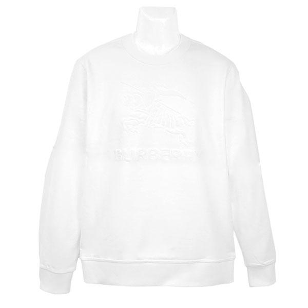 バーバリー スウェットシャツ メンズ BURBERRY EKD 8072758 ホワイト サイズM