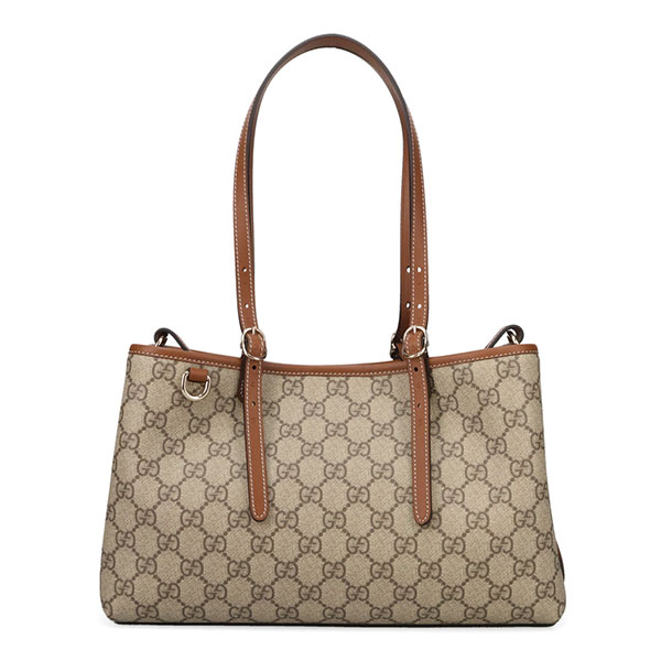 グッチ バッグ レディース GUCCI GGエンブレム ミディアムトートバッグ 815214 FAD6L 9758 ベージュ+ブラウン