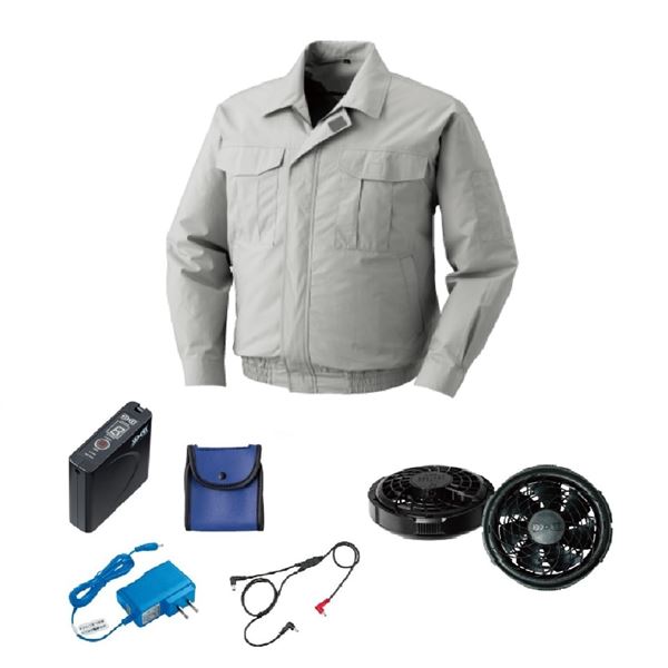 KU90550 空調服 R 綿薄手 FAN2300B・RD9261・LISUPER1セット シルバー 3Lの通販はau PAY マーケット - 西新オレンジストア | au PAY マーケット ...