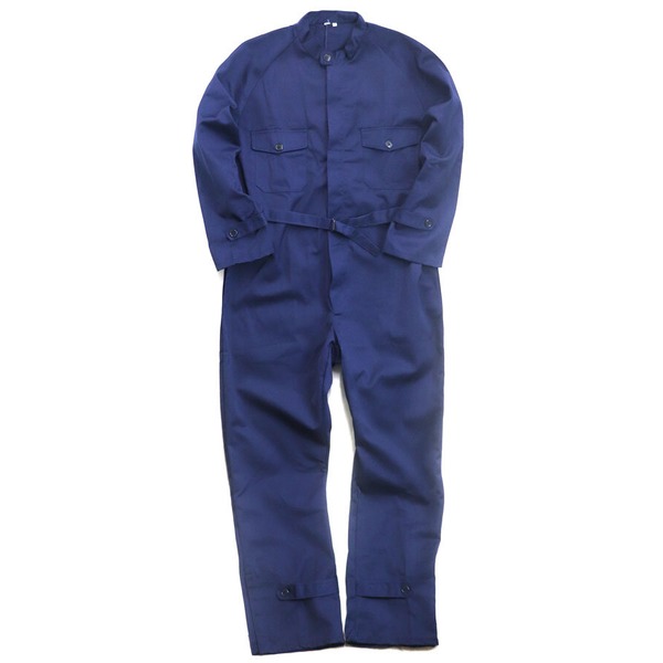 イタリア A.M.I 軍放出 ワーカー カバーオール 54 ネイビー 綿 未使用 デッドストック つなぎ ワークウェア ミリタリーウェア