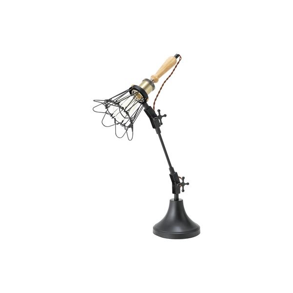 照明器具 テーブルライト 幅28.5?50.5cm 天然木 スチール アルミ 電球付き テーブルランプ リビング ダイニング ベッドルーム