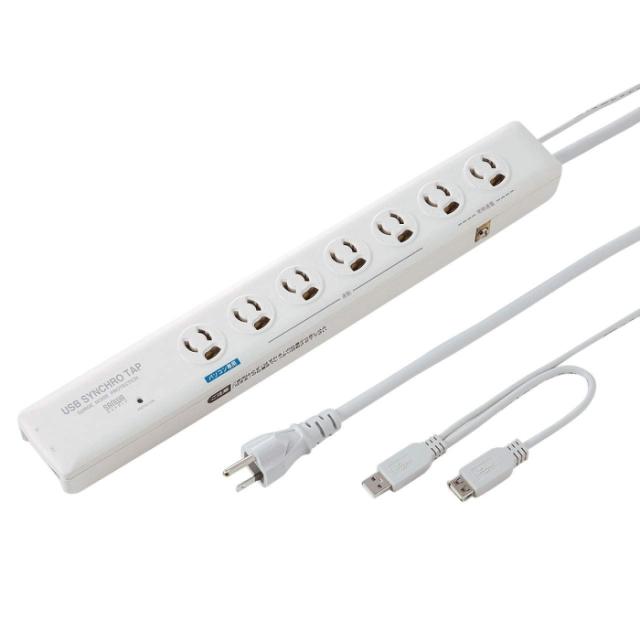 SANWASUPPLY サンワサプライ 高性能雷連動タップ　TAP-RE10SPUN（沖縄・離島配送不可）