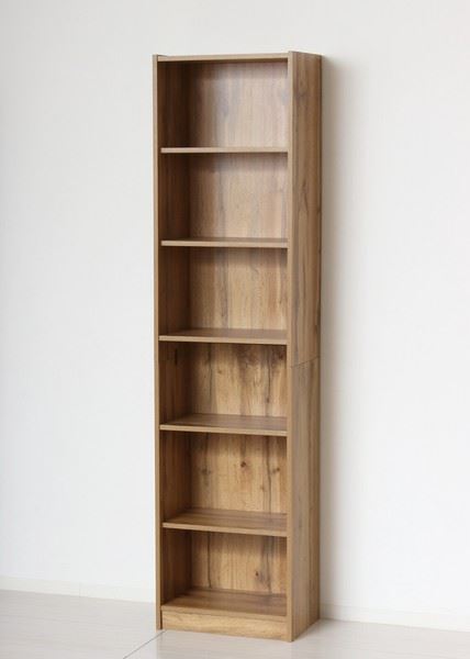 らくらく組立 大容量書棚 45cm幅 ナチュラル らくらく組立文庫本棚 約幅45cm ナチュラル 組立式[離島配送不可] : ケアショップ3to4 - 通販 - Yahoo!ショッピング