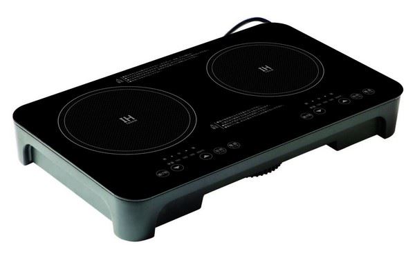 脚付2口IHクッキングヒーター