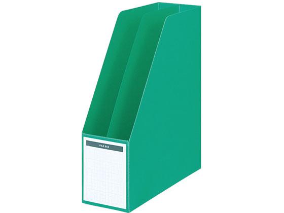 ファイルボックス B5 縦 仕切 底板付 緑 10個 コクヨ ﾌ-452NG