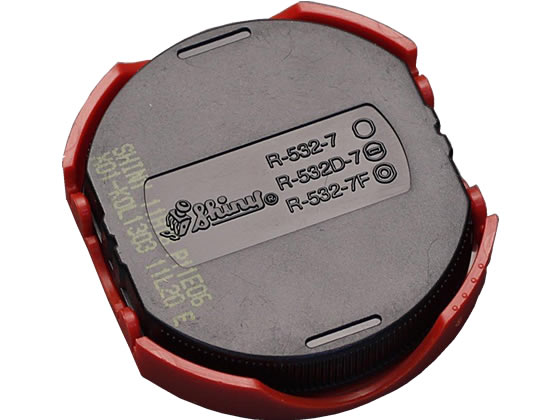 日付印タイプ 5連帯 交換パッド 赤 シャイニー R-532-7の通販はau PAY マーケット - 西新オレンジストア | au PAY ...