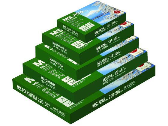 パウチフィルム MP15-220307 (100枚入) 明光商会 4315065