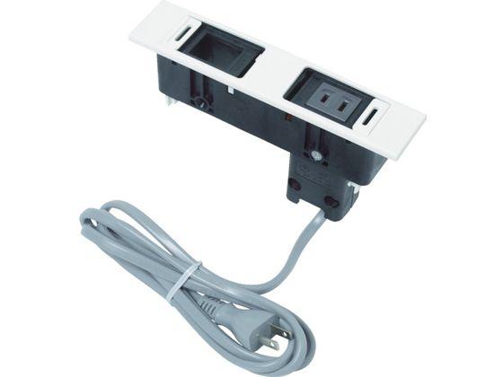 (210020486)DML-PB-WTデスクトップマルチタップ スガツネ工業 5841399