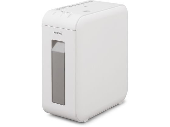 パーソナルシュレッダー マイクロクロスカット ホワイト アイリスオーヤマ P4HMSV-W