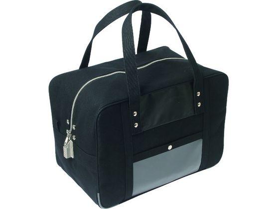 帆布メール用ボストンMマチ広 SED-1錠付 黒 三栄産業 1141874