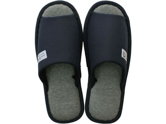 抗菌 スリッパ 竹炭繊維 Lサイズ ネイビー ストロング 60-4-815-02の通販はau PAY マーケット - 西新オレンジストア | au PAY マーケット－通販サイト