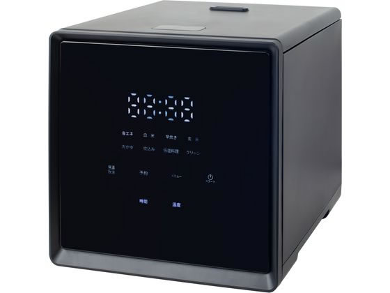 YAMAZEN/キューブ型 マイコンジャー炊飯器 4合炊き ブラック 山善 NEJS-072CM(B)