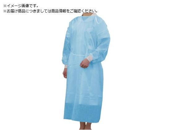 フェルラックNo.40 アイソレーションガウンフリー ブルー 1枚×100袋 0 竹虎 3695856