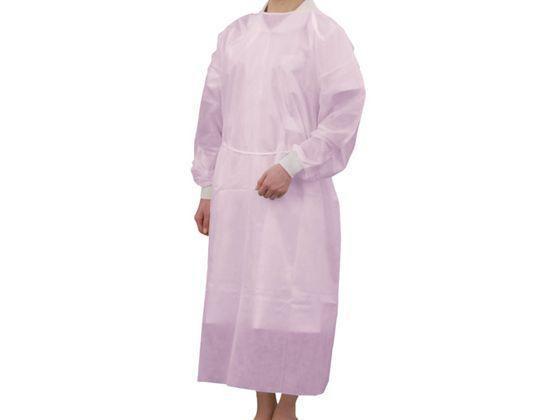 フェルラックNo.40 アイソレーションガウンフリー ピンク 1枚×100袋 0 竹虎 3695836