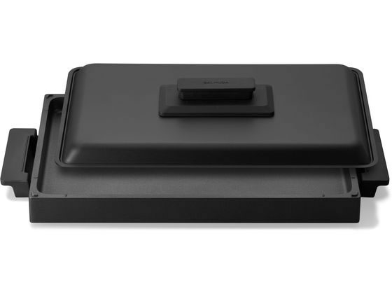 ホットプレート フチ付きプレートと専用フタ バルミューダ K10-A100