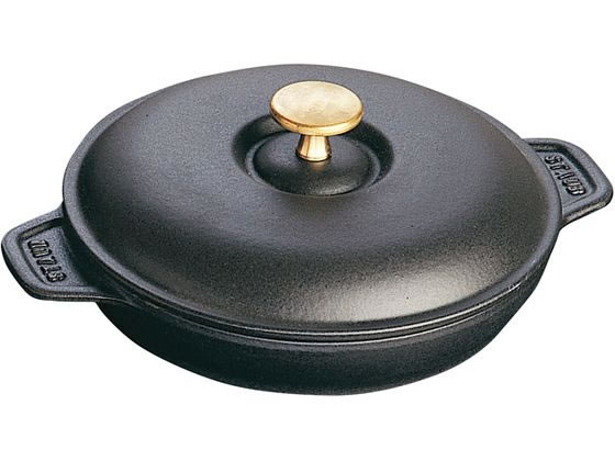 ストウブ ラウンドホットプレート 20cm 黒 40509-579 STAUB 8877700